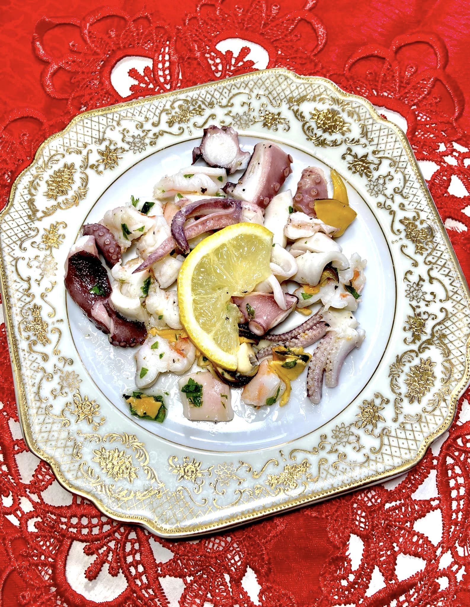 A Tantalizing Mediterranean Seafood Salad Fresh From The Sea - Vita ...